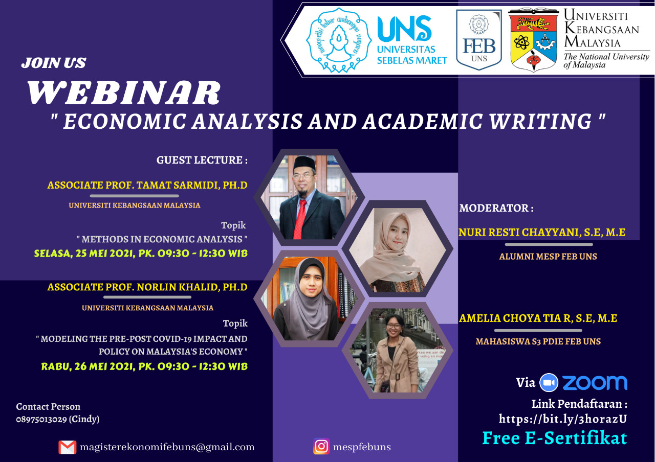 Angkat Tema Method in Economic Analysis and Academic Writing, Webinar ...