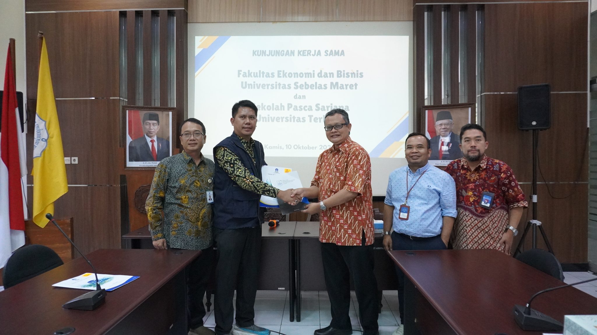 FEB UNS dan Sekolah Pascasarjana Universitas Terbuka Diskusikan Kerja ...
